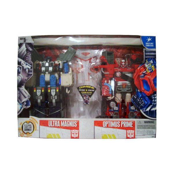 【商品名】トランスフォーマー サイバートロン ロボット in Disguise ウルトラ Magnus &amp; オプティマスプライム 2pac【カテゴリー】おもちゃ:トランスフォーマー(フィギュア)