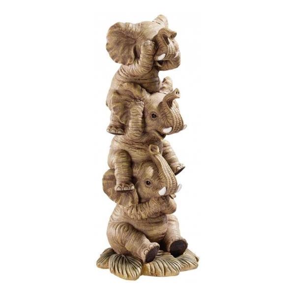 【商品名】Design Toscano The Hear-No, See-No, Speak-No Evil Elephants in Natural 【カテゴリー】ホーム・キッチン : 彫像