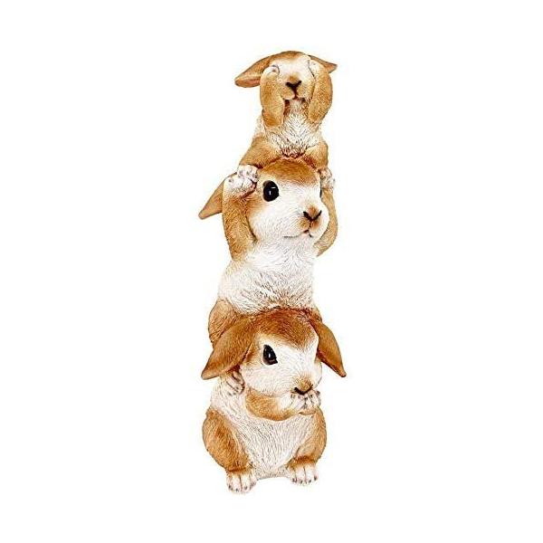 【商品名】Design Toscano See Hear, Speak No Evil Bunny うさぎ像 フルカラー 【カテゴリー】ホーム・キッチン : 彫像
