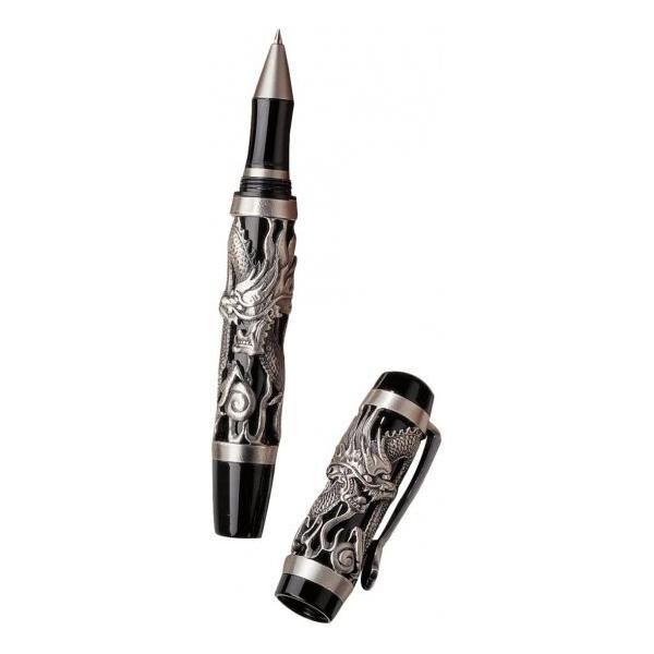 【商品名】Design Toscano Twin Dragons Sculptural Pewter Pen by Design Toscano 【カテゴリー】ホーム・キッチン : 彫像