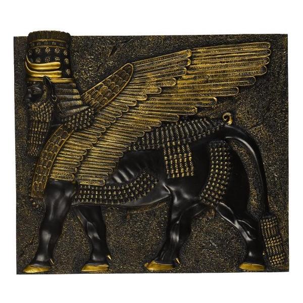 【商品名】Design Toscano Assyrian Winged Bull Wall Sculpture  【カテゴリー】ホーム・キッチン : 彫像