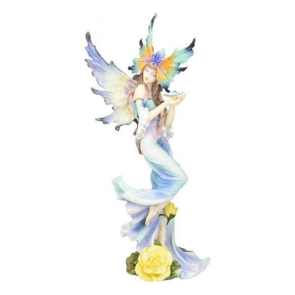 【商品名】(Tea) - Design Toscano Flower Fairies of Butterfly Hollow Tea Rose Fairy, Multicoloured 【カテゴリー】ホーム・キッチン : 彫像