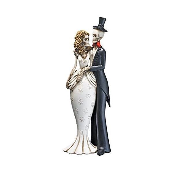 【商品名】Design Toscano Day of the Dead Skeleton Bride and Groom Statue  【カテゴリー】ホーム・キッチン : 彫像