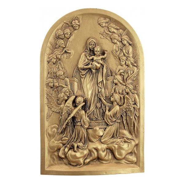 【商品名】Design Toscano EU33471 天使と聖母マリア 壁掛け彫刻、ゴールド 【カテゴリー】ホーム・キッチン : 彫像