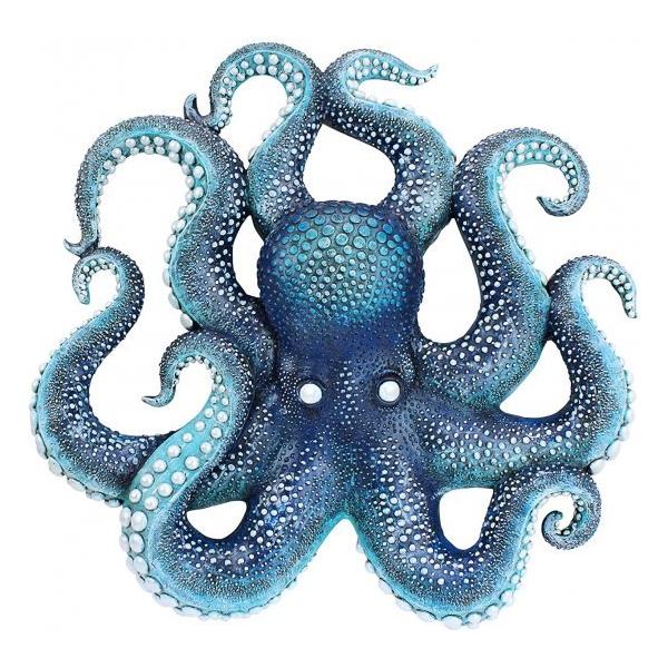 【商品名】Design Toscano Deadly Blue Octopus of the Coral Reef Wall Sculpture, Full Colour Realistic 【カテゴリー】ホーム・キッチン : 彫像