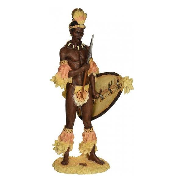 【商品名】(Brown) - Design Toscano Shaka the Zulu Warrior King Sculpture 【カテゴリー】ホーム・キッチン : 彫像