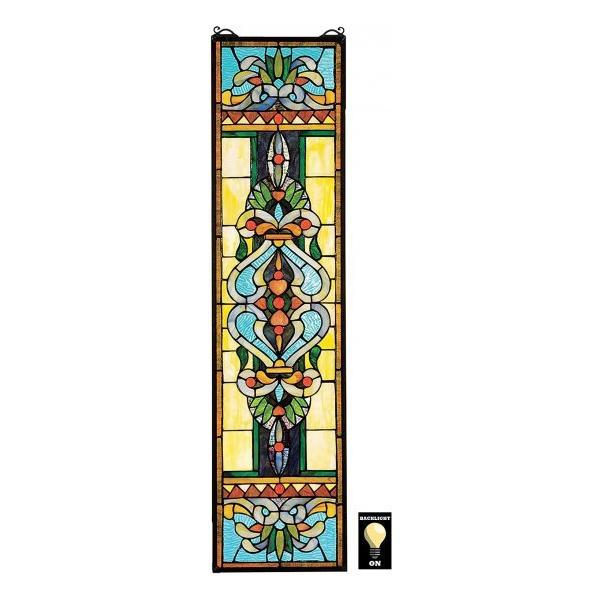 【商品名】Design Toscano Blackstone Hall Tiffany-Style Stained Glass Window by Design Toscano 【カテゴリー】ホーム・キッチン : 彫像