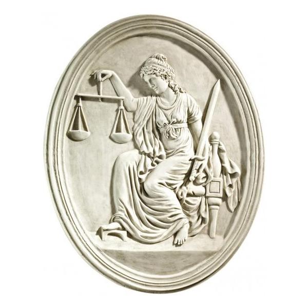 【商品名】Design Toscano Old Bailey Courthouse Lady Justice Wall Sculpture, Antique Stone by Design Toscano 【カテゴリー】ホーム・キッチン : 彫像