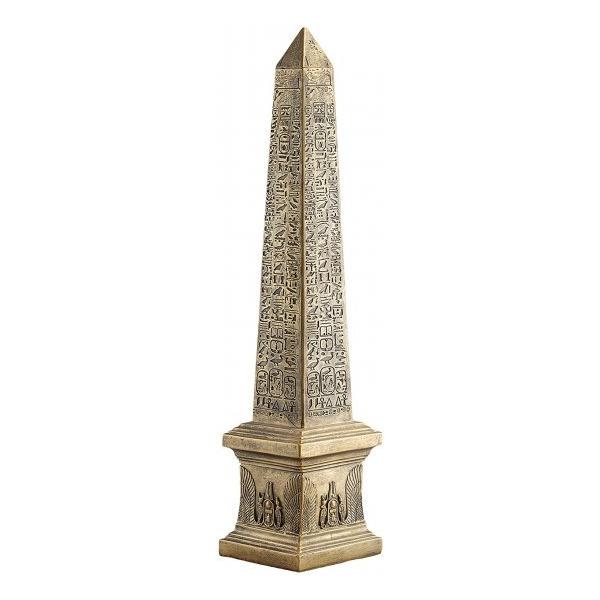 【商品名】Design Toscano 26.5 in. Golden Obelisk of Ancient Egypt Statue by Design Toscano 【カテゴリー】ホーム・キッチン : 彫像