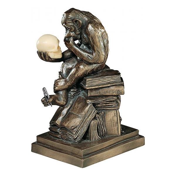 【商品名】Design Toscano Charles Darwin's Ape Human Evolution Figurine Animal Statue, 8 Inch, Polyresin, Bro 【カテゴリー】ホーム・キッチン ...