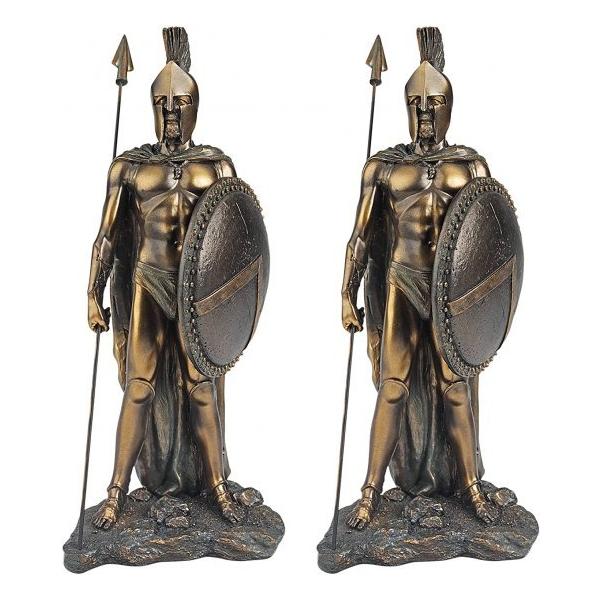 【商品名】Design Toscano QL91912 伝説のスパルタン戦士像 2個セット 2個セット 【カテゴリー】ホーム・キッチン : 彫像