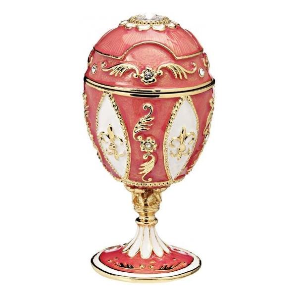 【商品名】(Rose, Single) - Design Toscano Royal French Faberge-Style Enamelled Egg - Rose 【カテゴリー】ホーム・キッチン : 彫像