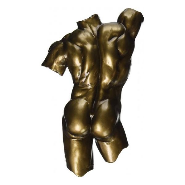 【商品名】Design Toscano Anatomical Decipher Nude Torso Male Wall Sculpture 【カテゴリー】ホーム・キッチン : 彫像