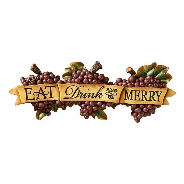 【商品名】Design Toscano Eat, Drink And Be Merry Wall Sculpture, Multi/Colour 【カテゴリー】ホーム・キッチン : 彫像
