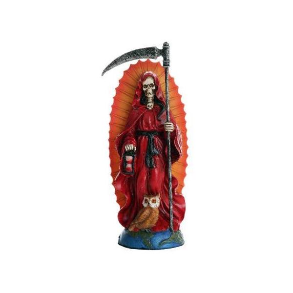【商品名】Pacific Giftware サンタムエルテ 聖死の聖人像 7.25インチ (レッド) 愛 情熱 関係 Santisima Muerte 彫  【カテゴリー】ホーム・キッチン : 彫像