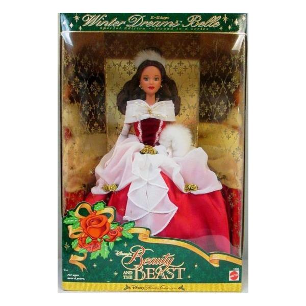 【商品名】Barbie ディズニーの美しさと獣の冬の夢は、ディズニーホリデーコレクションのベルバービー : Disney's Beauty and the Beast Winter Dreams Belle Barbie from the ...