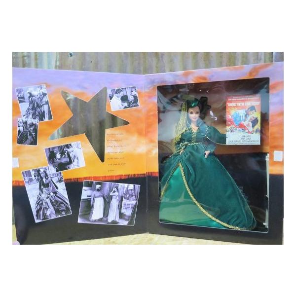 【商品名】Barbie ハリウッドレジェンドコレクションバービードールスカーレットオハラグリーンドレープドレス : Hollywood Legends Collection Barbie Doll Scarlett O'Hara in Gr...