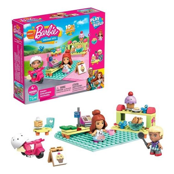 【商品名】Barbie Mega Construx バービー Bakery、子供向けのおもちゃを作る : Mega Construx Barbie Bakery, Building Toys for Kids