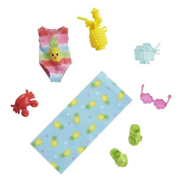 【商品名】Barbie バービーチェルシービーチをテーマにしたアクセサリーパック : Barbie Chelsea Beach Themed Accessory Pack