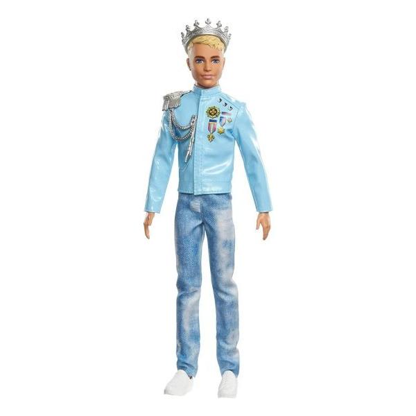 【商品名】Barbie バービープリンセスアドベンチャープリンスケンドール（12インチ）ジャケット、ジーンズ、クラウンを着て、3-7歳の子供には素晴らしい贈り物になります : Barbie Princess Adventure Prince...