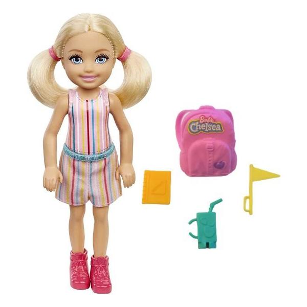 【商品名】Barbie バービーチェルシードール（6インチ）とアクセサリープレイセットバンドル、3-7歳のギフト、マルチカラー（チェルシーピンクバックパック） : Barbie Chelsea Doll (6-inch) and Acces...