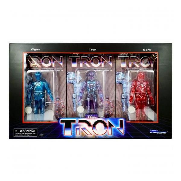 【商品名】TRON トロン ダイアモンドセレクト 2021 サンディエゴ・コミコン限定 7インチ デラックス アクションフィギュア ヴィンテージパッケージ ボックスセット (フリン &amp; トロン &amp; サーク) / Disney...
