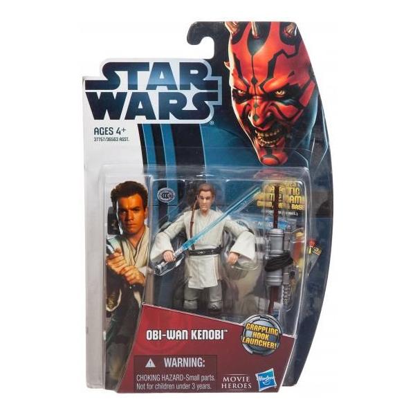 【商品名】Hasbro スター・ウォーズ 2012 ムービーヒーローズ ベーシックフィギュア オビ=ワン・ケノービ/Star Wars 2012 Movie Heroes Action Figure MH08 Obi-Wan Kenobi【...