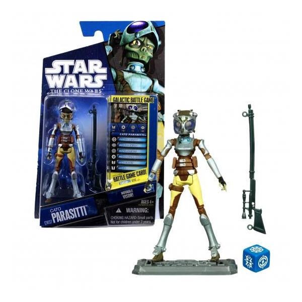 【商品名】Hasbro スター・ウォーズ クローン・ウォーズ ベーシックフィギュア ケイト・パラシッティ/Star Wars 2010 The Clone Wars Action Figure CW37 Cato Parasitti【カテゴ...