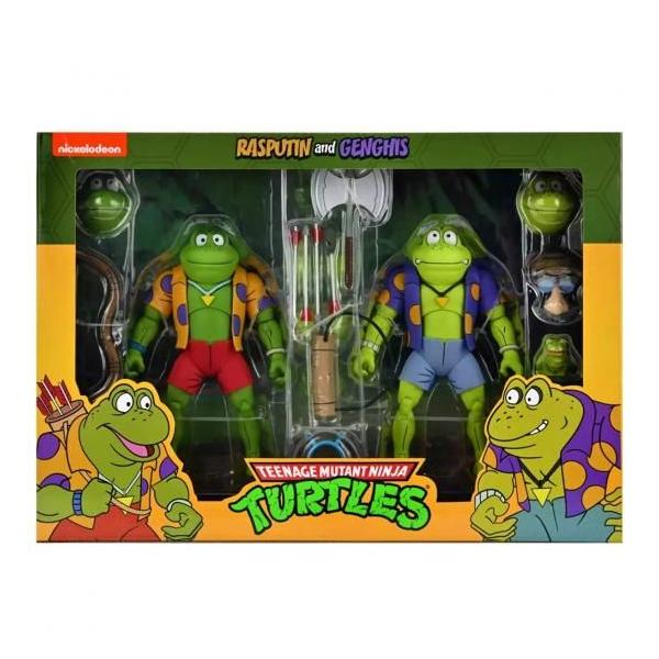 【商品名】ティーンエイジ・ミュータント・ニンジャ・タートルズ オリジナルシリーズ ネカ ターゲット限定 アクションフィギュア 2パック ラスプーチン &amp; ジンギスカン / TEENAGE MUTANT NINJA TURTLES C...