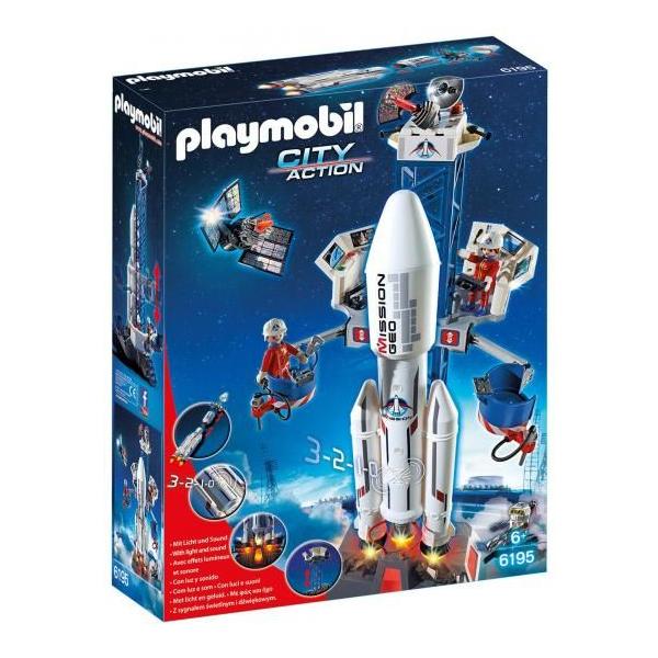 Playmobil プレイモービル Space Rocket ウィズ Launch Site ビルディング キット