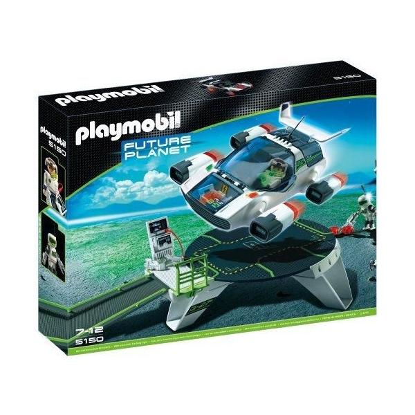 Playmobil プレイモービル E レンジャーズ Turbojet Construction セット ウィズ Launch Pad