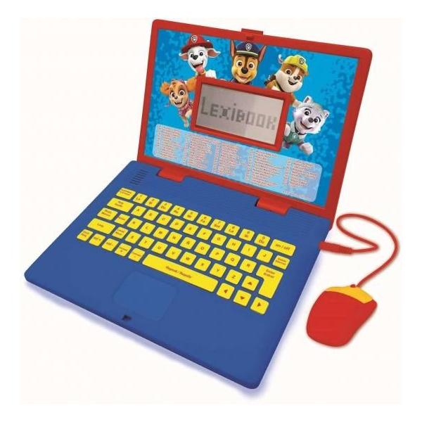 【商品名】 LEXiBOOK パウ・パトロール - 教育用バイリンガルノートパソコン スペイン語/英語 - 子供向けおもちゃ（男の子＆女の子）124種類のアクティビティ、チェイス・マーシャルと一緒にゲームや音楽を学べる - レッド/ブルー ...