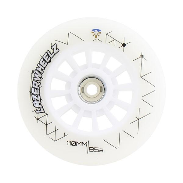 大口径の110mmウィールがLAZER WHEELZの仲間入り!ウィールの中にLEDが埋め込まれており、回転することでウィール全体が光ります。専用のスペーサーが付属しており、電磁誘導によって発電するので回転中は常に発光します。発光色のカラー...