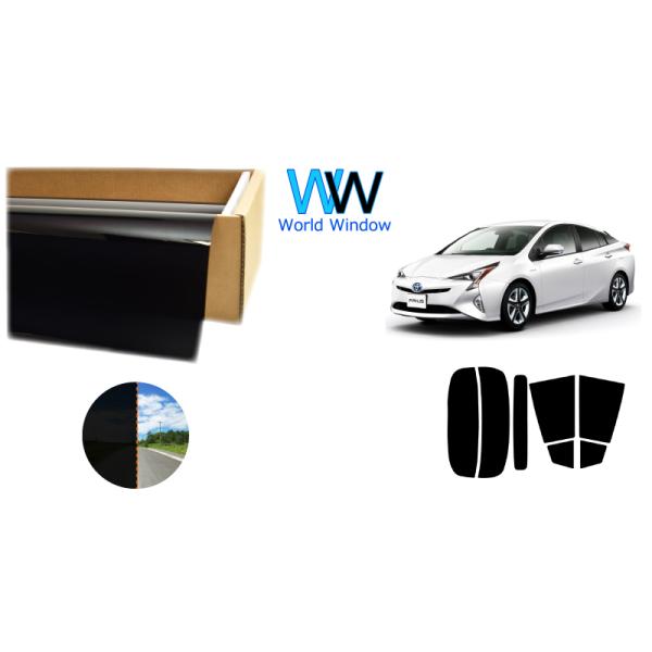 【発売日：2022年08月25日】【メーカー】：トヨタ   【車名】：プリウス   【車輌型式】：(50系 ZVW50/ZVW51/ZVW55)   【年式】：H27.12-   【セット内容】：部位・ リヤ ： ２ 枚貼り (ワイパー切抜...
