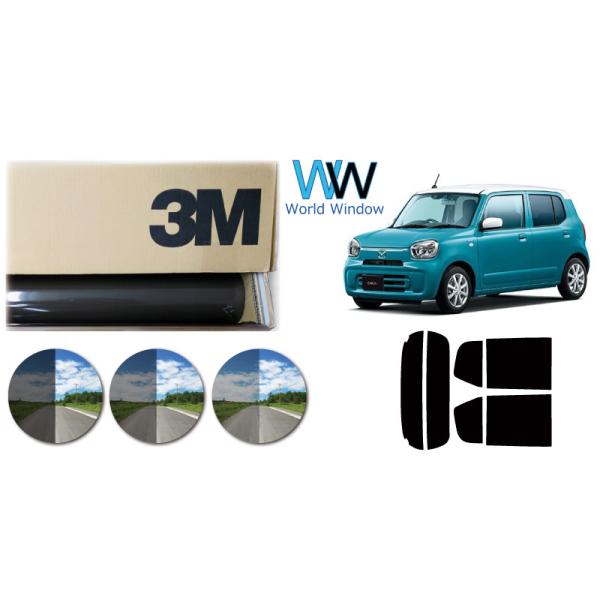 【メーカー】：マツダ   【車名】：キャロル   【車輌型式】：(HB37S/HB97S)   【年式】：R04.01-   【セット内容】：部位・ リヤ ： ２ 枚貼り 　・ リアドア ： 左右各１枚・ リアクォーター ： 左右各１枚　：...