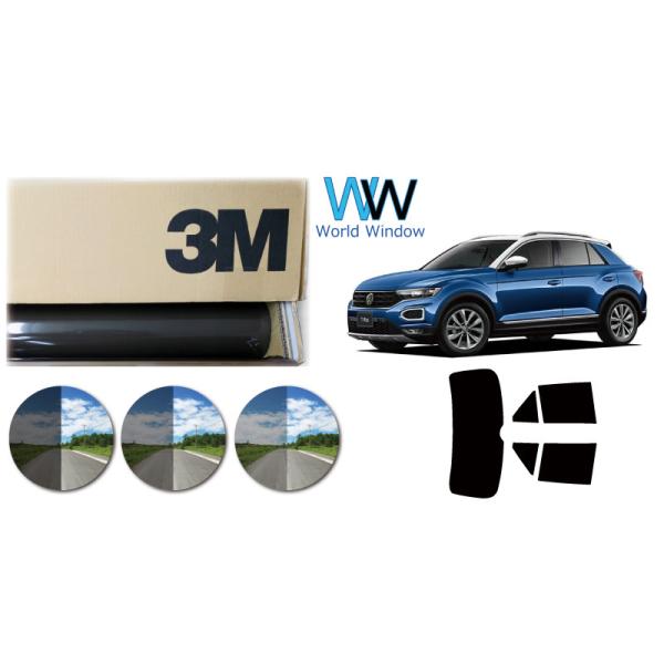 【メーカー】：フォルクス・ワーゲン   【車名】：T-ROC(T-ロック)   【車輌型式】：(A1DFF/A1DPC)   【年式】：R02.07-   【セット内容】：部位・ リヤ ： １ 枚貼り(要熱成型) 　・ リアドア ： 左右各...