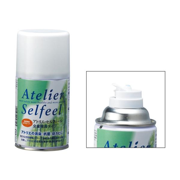 アトリエ・セルフィールは、強力な空気触媒パワーで油絵具の酸化臭を分解・消臭し、アトリエの空気を清浄・快適に保ちます。※「「アトリエ・セルフィール 240ml O619 全量噴霧タイプスプレー」は、アトリエの空気を一気に清浄化できる全量噴霧タ...