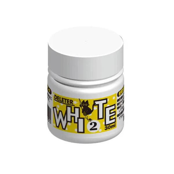 細部まで細やかな修正、白抜き加工が出来る耐水性のインクです。粘度が高くドロドロしているインク。1度でしっかりと修正ができます。乾くと耐水性になります。