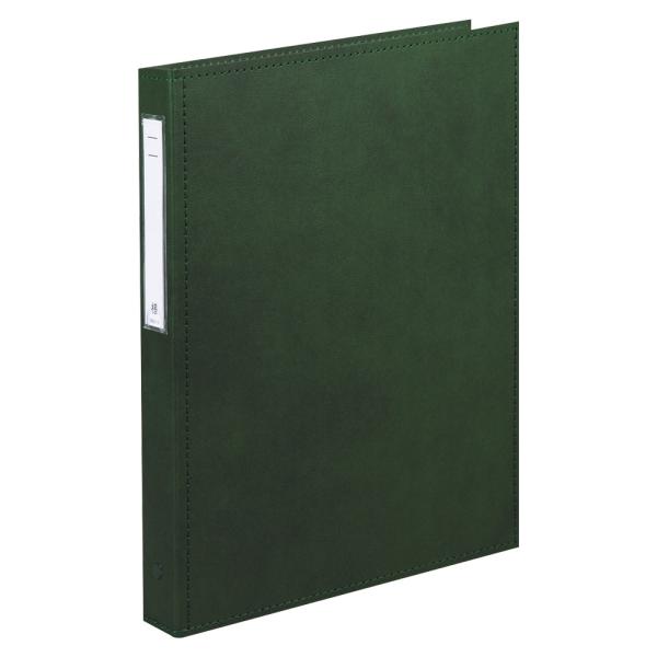 閉じた時にカルテの見えないスタンダード表紙のA4サイズカルテブック。金具は収容量が多く、カルテが抜け落ちにくいロック式です。■規格：A4■タイプ：S型■穴数：2穴■寸法：250mm × 38mm × 315mm■材質：表装／抗菌カーフ調塩ビ...