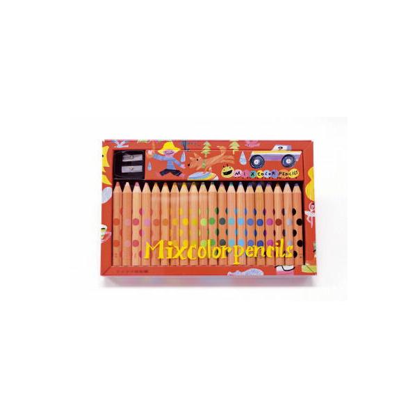 ●1本の色鉛筆に異なる2色の色芯を組み合わせた色鉛筆のセットです。●描くとき、2つの異なる色が混ざり合うことで、独特の風合いや深みが表現できます。●絵本作家はたこうしろうさんのかわいいイラストをあしらった化粧箱入りで、ギフトにも最適です。●...