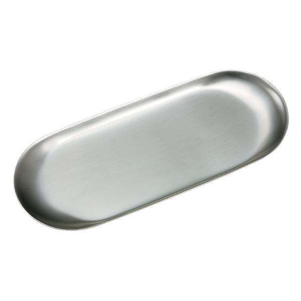 錆びないステンレス１８−８を使用。釣り銭の受け渡し・ペントレーや小物入れとしても便利です。■サイズ：高10×幅225×奥93mm■付属品：なし