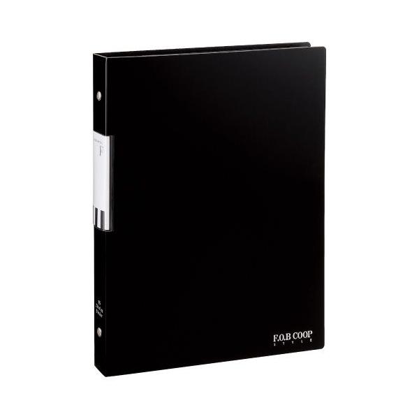 スタイリッシュに使いやすく。F.O.B COOPのバインダー。■サイズ：B5（縦280×横222×背幅27mm）■収容枚数：140枚■穴数：26