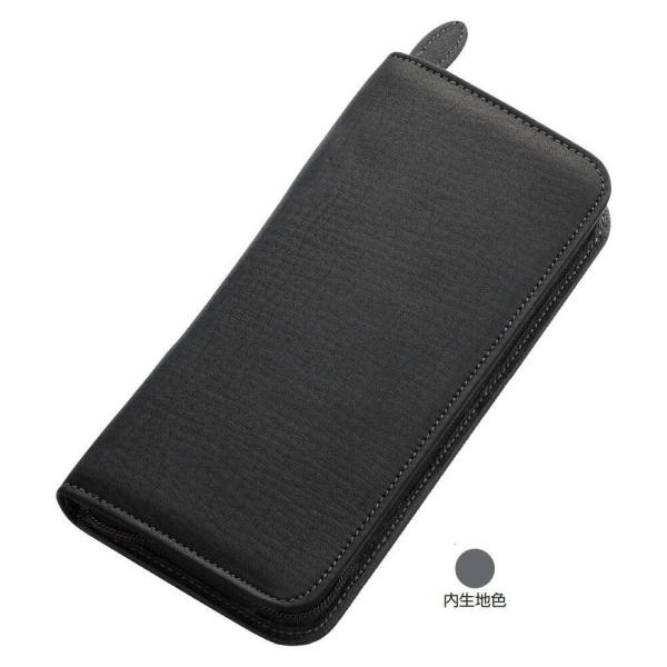 ラウンドファスナータイプの3本差しのペンケースです。メモやカードの入るポケットが2個あります。内装はピッグスウェードで大切なペンをしっかり守ります。可能な限りのコンパクトさを目指しましたので持ち歩きにも最適です。■サイズ：80×170×27...