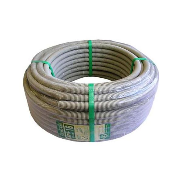 ○露出、隠ぺい、埋設両用のオールマイティーなPF単層波付管○サイズ：外径φ23mm×内径φ16mm×50m巻○重量：4.7kg※詳細情報はPCページをご覧ください