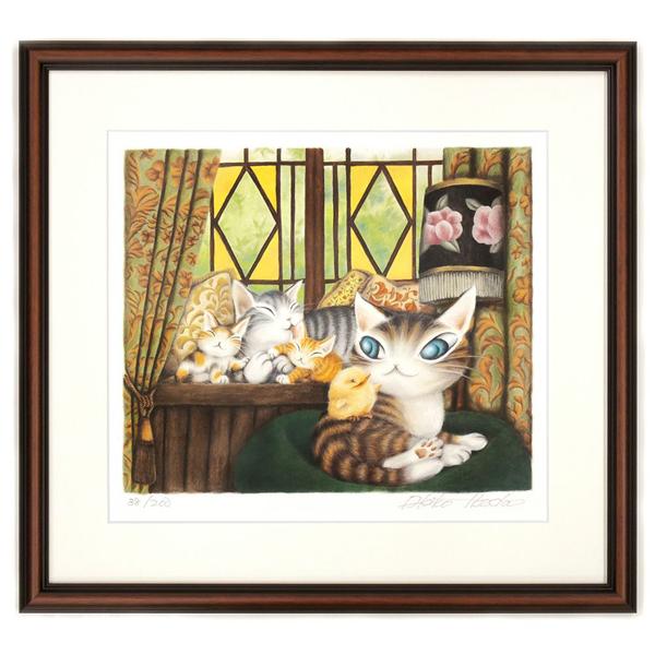 うまれたばかりの子猫だけが持つ、キトンブルーの瞳の小さなダヤン。いつまでも眺めていたくなる心温まる一枚です。作家池田あきこの絵画作品を、高精細に再現したジクレー版画です。ジクレー（Giclee）とはフランス語で「噴出」「吹き付け」という意味...