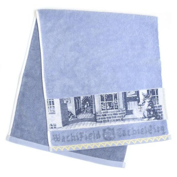 イラスト部分を先染めの糸で織り上げて仕上げたフェイスタオル。繊細で美しいだけでなく、使い心地も良い今治製タオルです。※今治タオルブランド認定商品（認定番号：第2025-130号）素材：綿100%サイズ：約800×340mm製造：日本