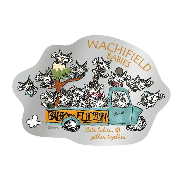 マットシルバーの大きめステッカー。耐水・耐候性があるので、車の窓など屋外のものにも貼れます。※強粘着のため貼り直しはできません。日光によって少なからず退色・劣化していきます。長い期間貼ったのち剥がす際は、経年劣化により剥がし跡が残る場合もご...