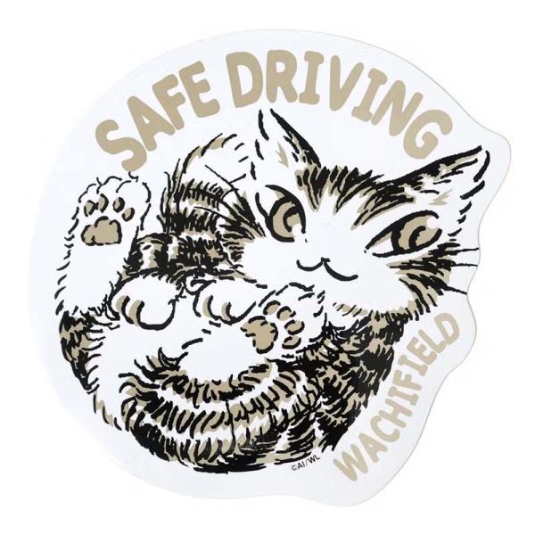 マグネットで車のボディに簡単ペタッと貼り付け！ダヤンと一緒に安全運転を心がけましょう。※磁石が付かないボディ素材（アルミ・CFRP・グラスファイバー等）の車種には装着できません。ご購入の前によくご確認ください。素材：ラバーマグネット、塩化ビ...