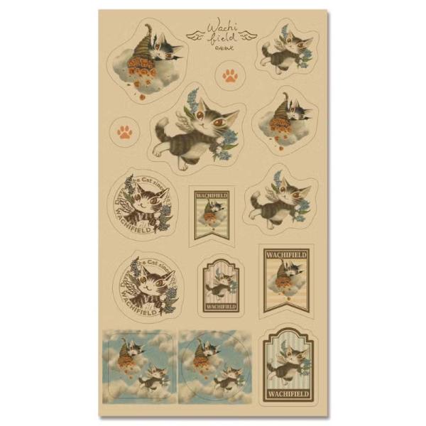 クラフト紙の風合いが素朴で優しい雰囲気を演出してくれるシールです。ラッピングやメッセージカードのデコレーションにもおすすめ。素材：紙台紙サイズ：約160×90mmシール15片製造：日本