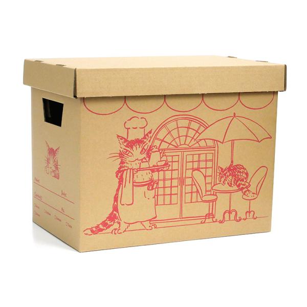 ダンボールでできた組み立て式コンパクト収納ボックスです。折るだけで簡単に組み立てられます。A4サイズ対応で、お部屋のこまごま物をすっきりまとめてくれます。素材：ダンボール組み立て時サイズ：約H263×W345×D220mm重量：約330g耐...